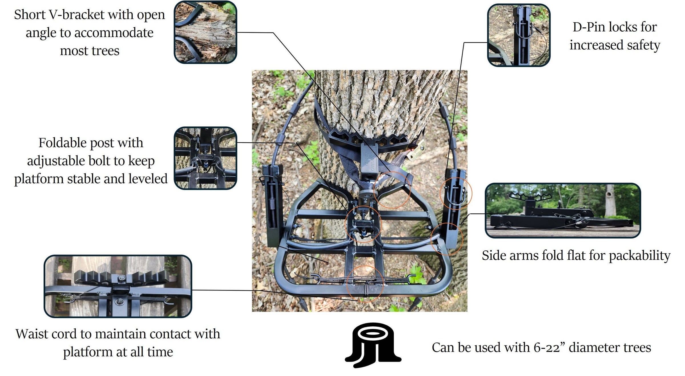 Lean Ascent Alpha Climbing Platform | OSPREY OUTDOORS